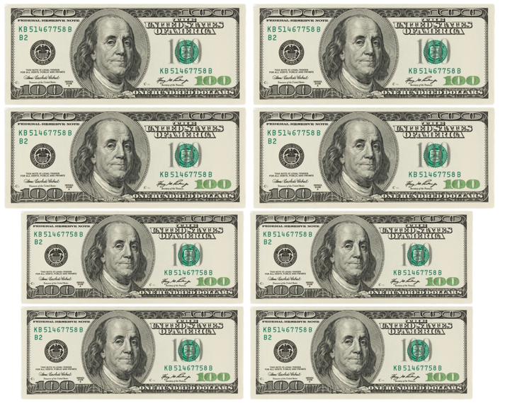 $100 dollar bills Template – Ebony Ivory Cakery