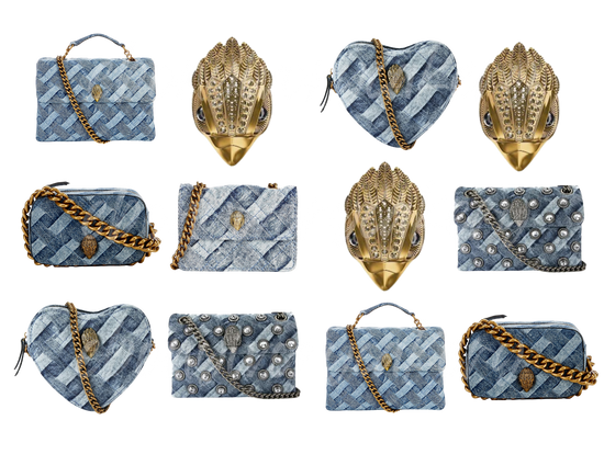 Denim and Gold Kurt Geiger Collection – Ebony Ivory Cakery