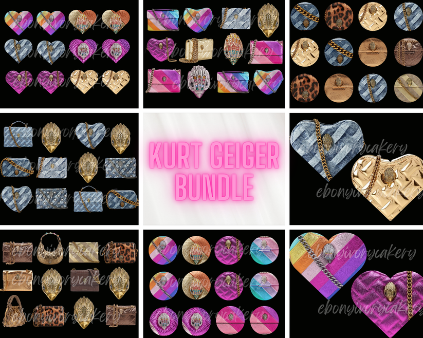 Kurt Geiger Template Bundle with Kurt Geiger Wallpaper – Ebony Ivory Cakery